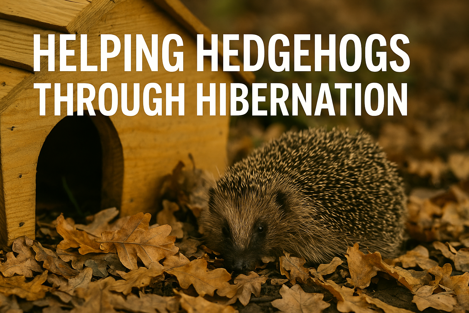 How to Help Hedgehogs Hibernate Safely This Winter – Chubby Mealworms UK
