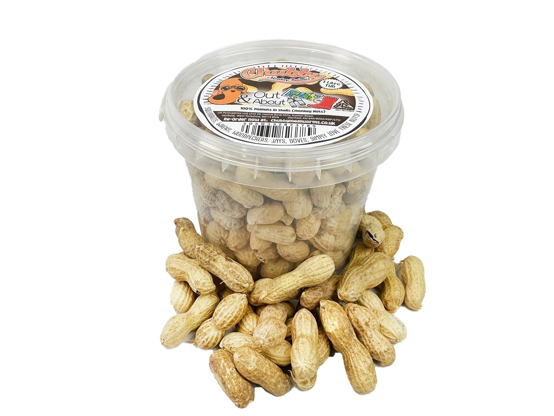 Out & About Kids Monkey Business Peanuts In Shells – Chubby Mealworms UK