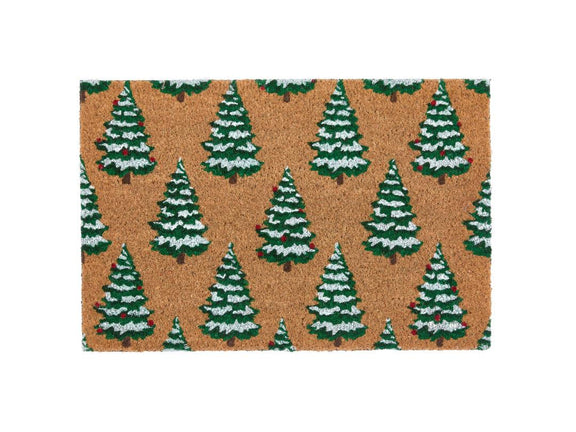 My Mat Coir Non-Slip Mat - Christmas Trees Doormat 40 x 60cm – Chubby ...