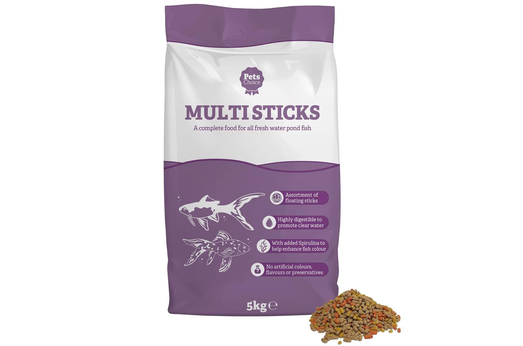 Pets Choice Multisticks 5Kg – Chubby Mealworms UK
