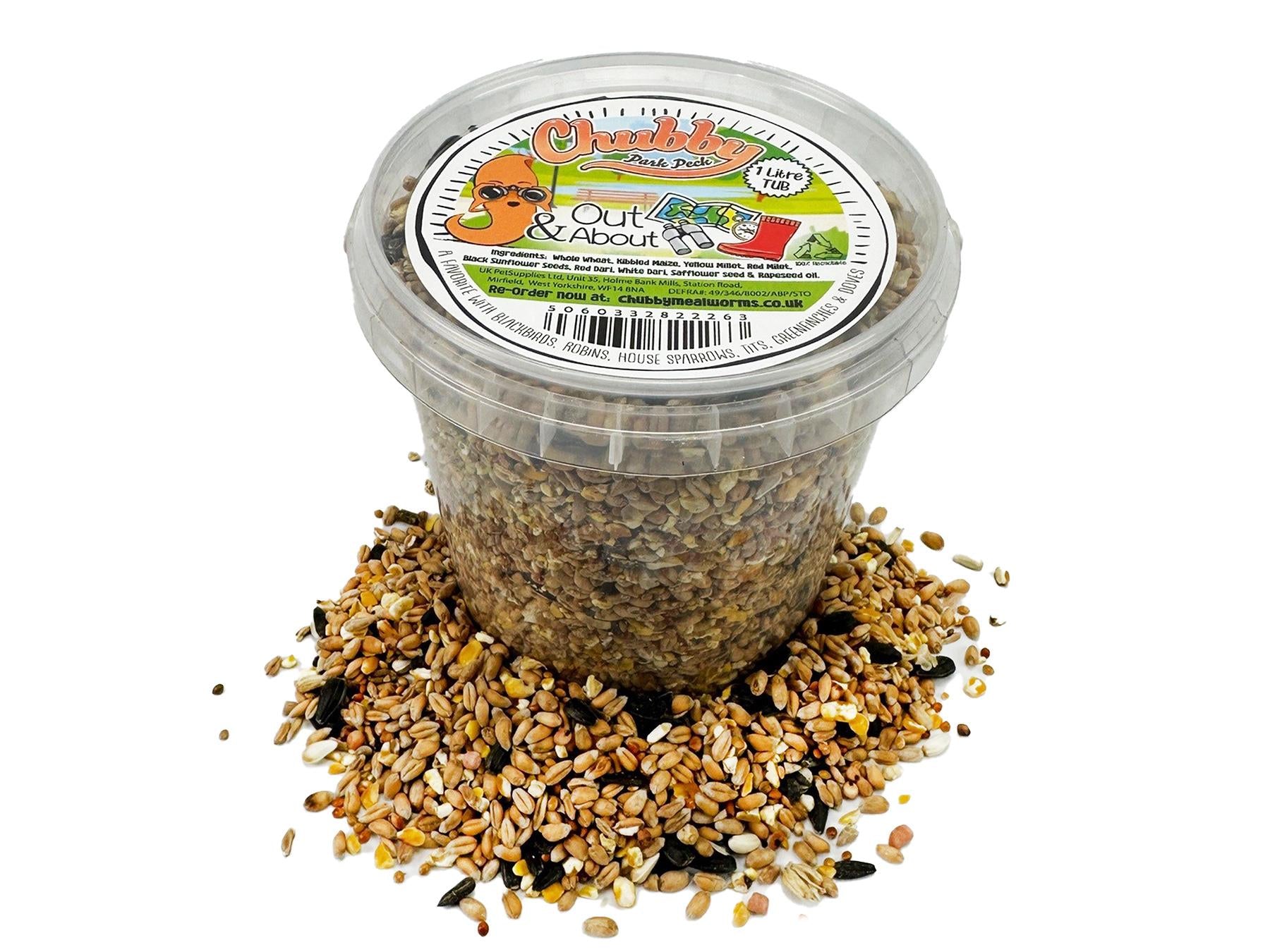 Out & About Kids Select Seed Bird Food 1L – Chubby Mealworms UK