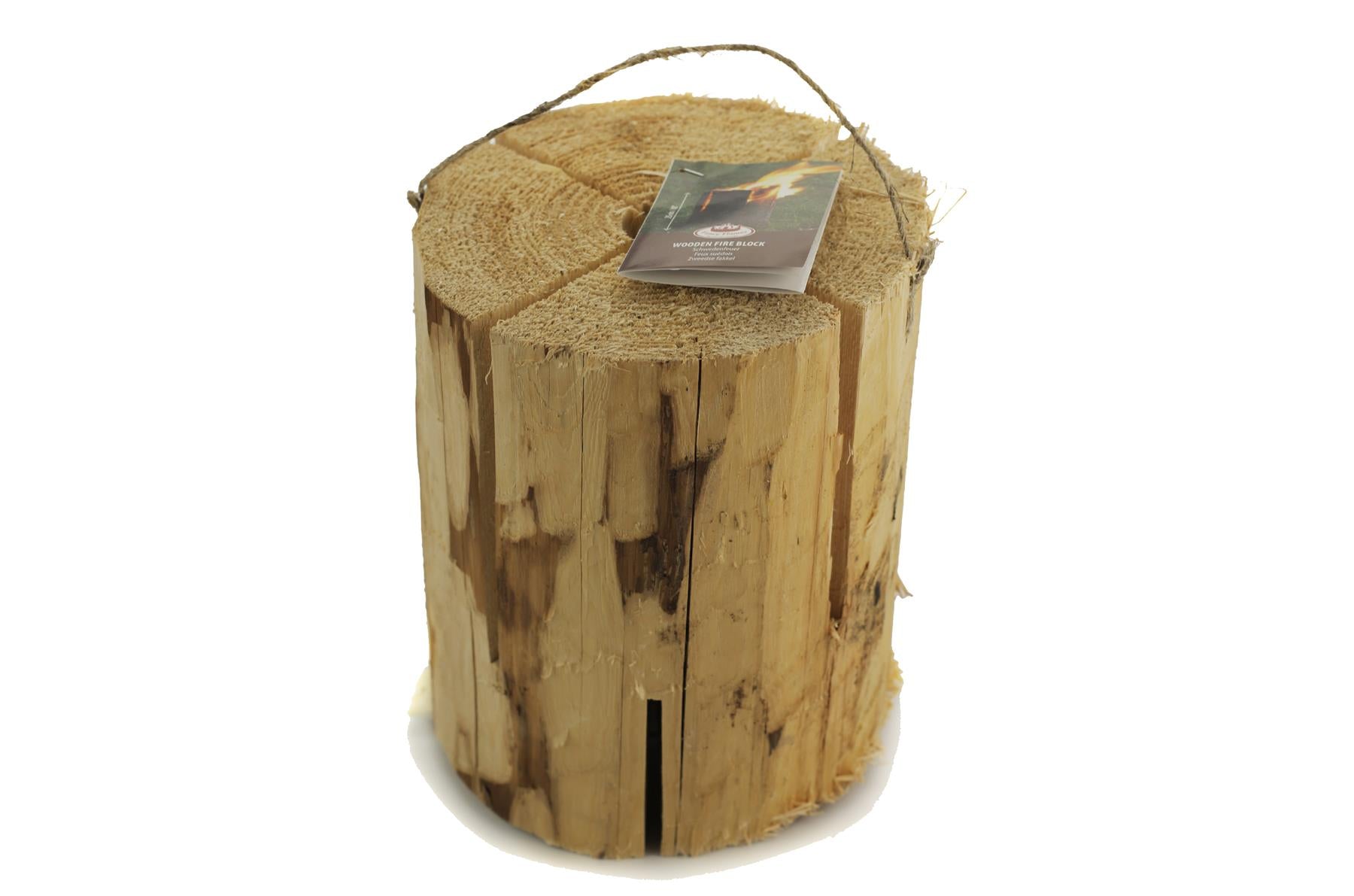 Fallen Fruits Wooden Fire Log - Swedish Torch Log – Chubby Mealworms UK